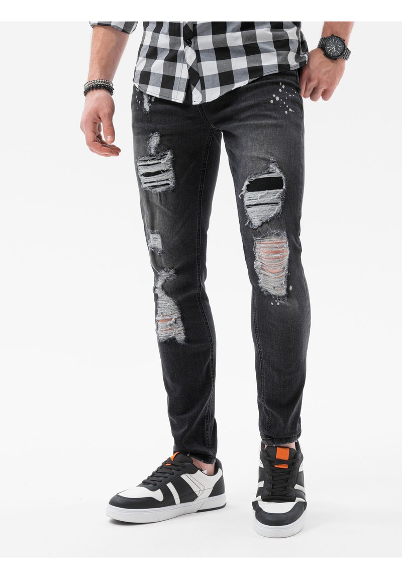 Ombre Jeans Slim Fit - black/schwarz - Zalando.at