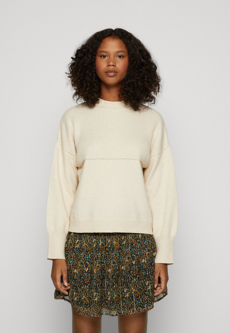 Object CARRIE - Jumper - sandshell melange/camel - Zalando.ie