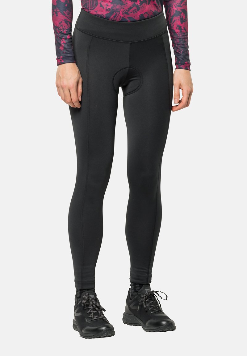 Jack Wolfskin MOROBBIA - Tights - black/schwarz - Zalando.at