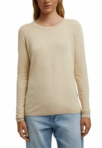edc by Esprit COO SWEATER - Strickpullover - beige - Zalando.de