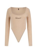 Guess CON LOGO RICAMATO - Body - beige - Zalando.de