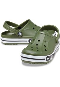 Crocs TODDLER BAYABAND - Zuecos - army green/caqui - Zalando.es