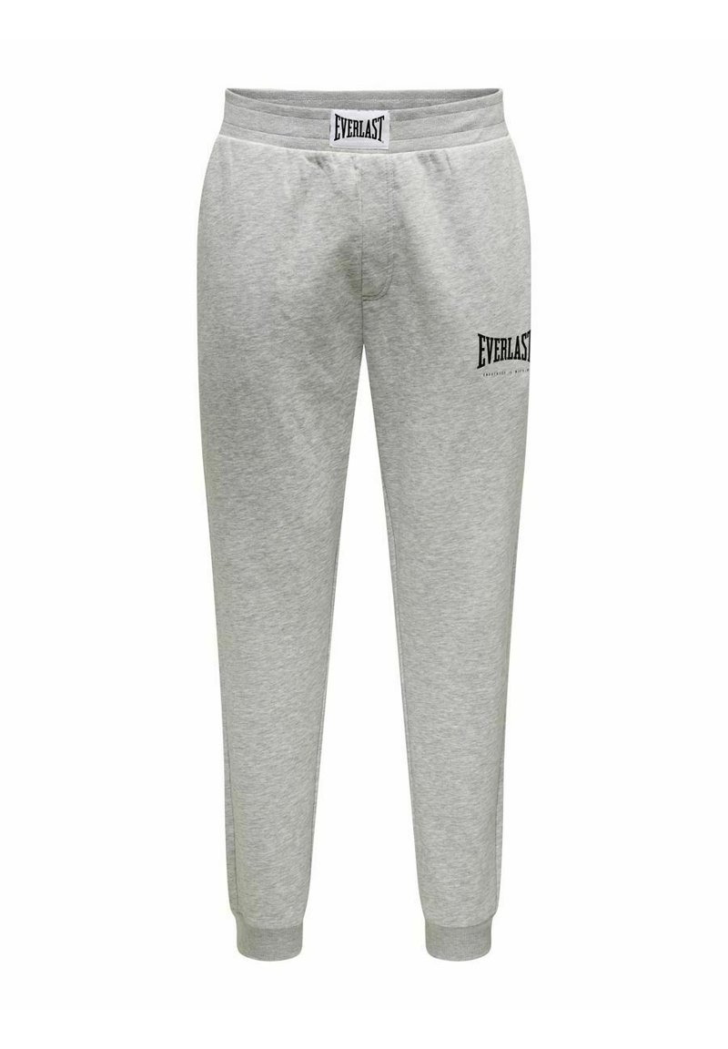 Only And Sons Everlast Jogginghose Light Grey Melange Grau Zalando De