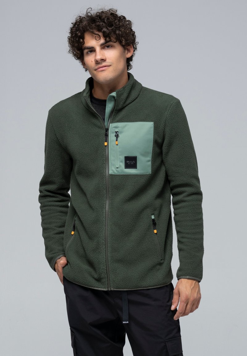 Bula Fleece jacket - dolive/green - Zalando