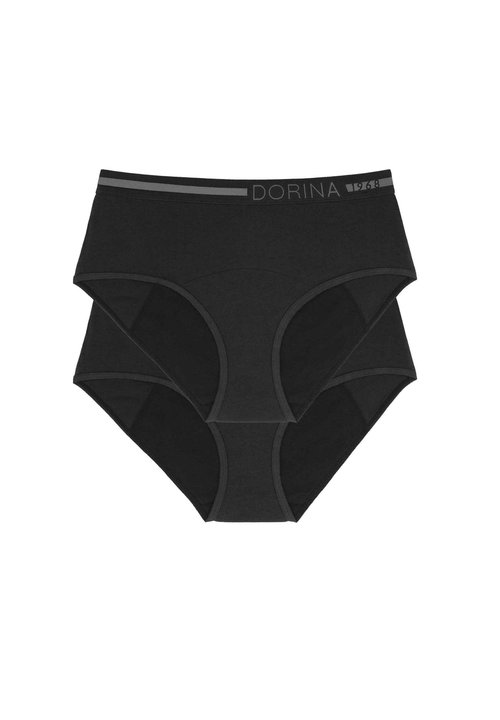 DIM PROTECT FEMININE SHORTY MODERATE FLOW - Panties - black/schwarz ...