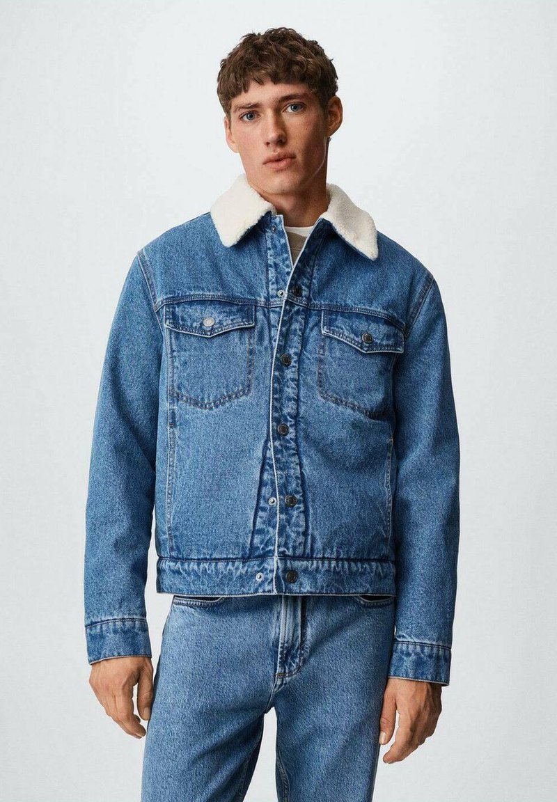 Mango WASP - Denim jacket - średni niebieski/blue - Zalando.ie