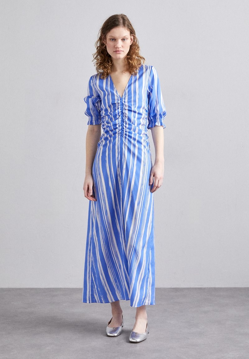 Baum Und Pferdgarten Amma Maxi Dress Blue Light Blue Zalando Ie