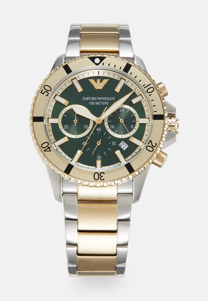 Emporio Armani WATCH - Chronograph watch - silver-coloured - Zalando