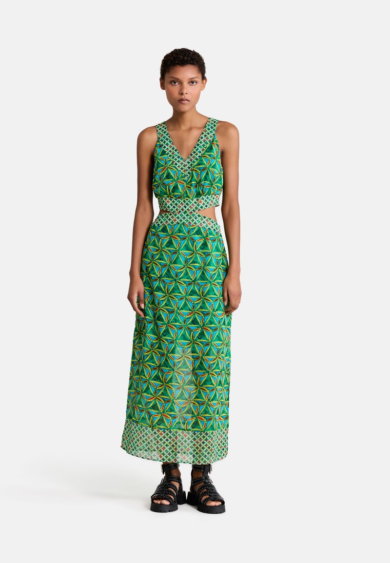 IKKS SOMMER - Maxi-jurk - green blue/groen - Zalando.be