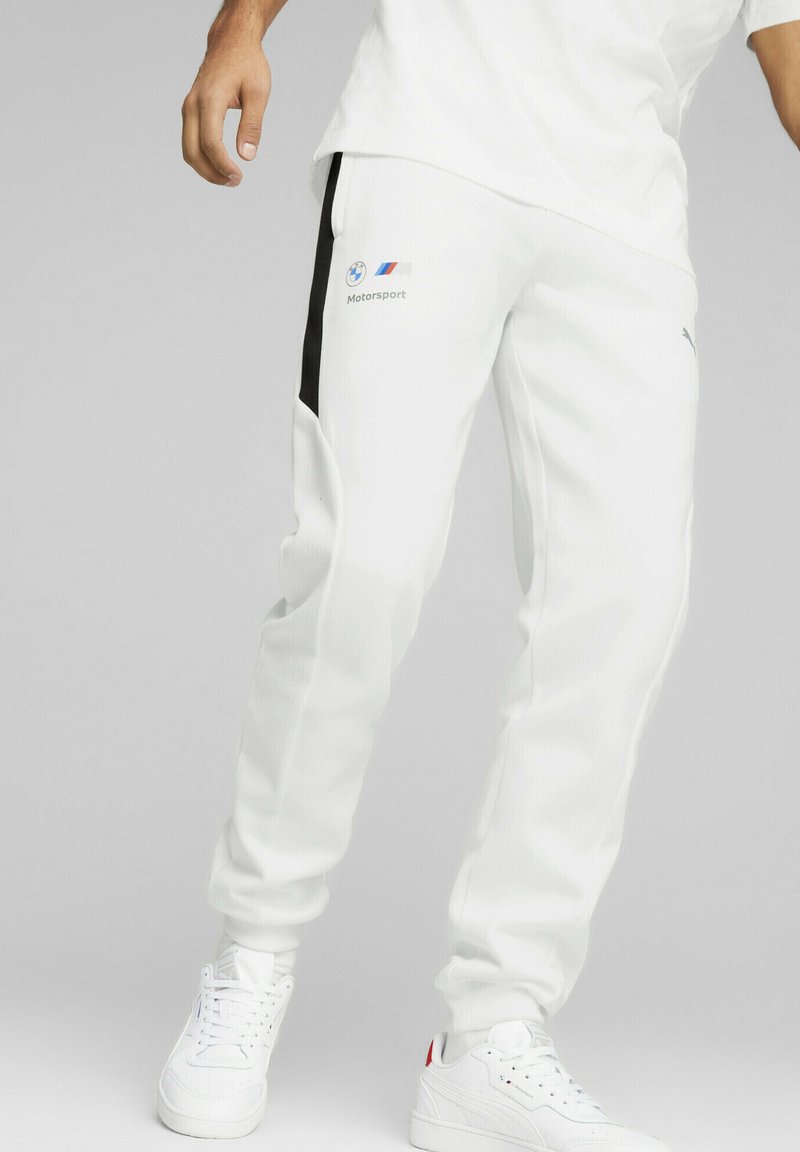 Puma BMW M MOTORSPORT - Tracksuit bottoms - white - Zalando