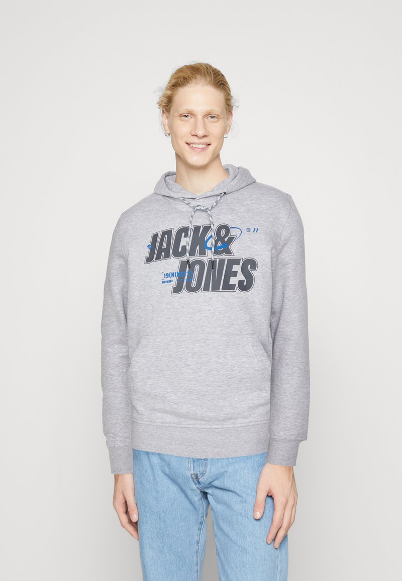 Jack & Jones Sweatshirt - light grey melange/hellgrau - Zalando.de