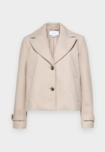 VILA VISOLO SHORT JACKET - Veste mi-saison - natural melange/beige ...