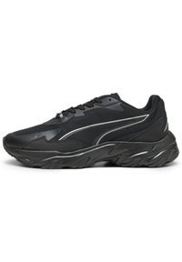 Puma INJECTOR - Sneaker low - black silver/schwarz - Zalando.at