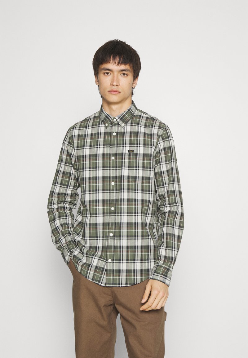 Lee LEE BUTTON DOWN - Overhemd - olive grove/olijfgroen - Zalando.be