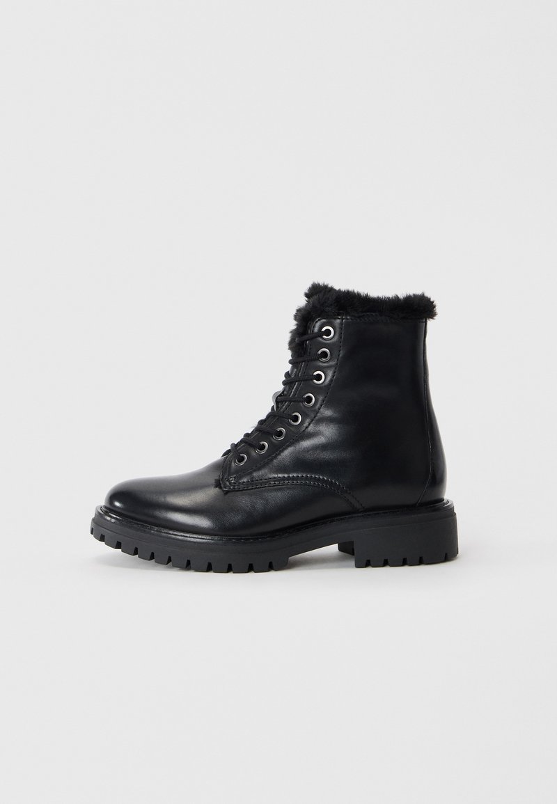 Anna Field LEATHER - Stivali da neve - black/nero - Zalando.it