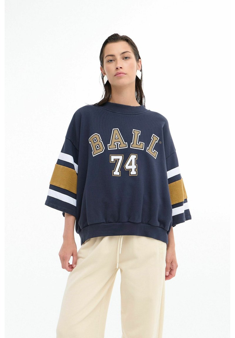 BALL BAARIAN SS - Collegepaita - black iris/sininen - Zalando.fi