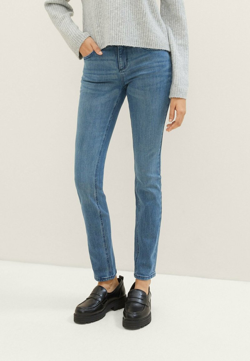 TOM TAILOR ALEXA SLIM - Jean slim - light stone blue denim/denim bleu ...