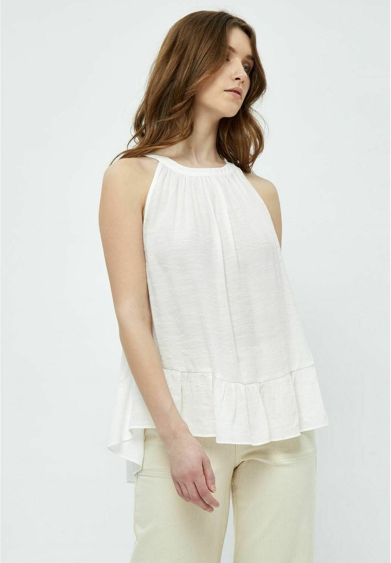 Desires DEDICTE HALTERNECK TOP - Blusa - white/blanco - Zalando.es