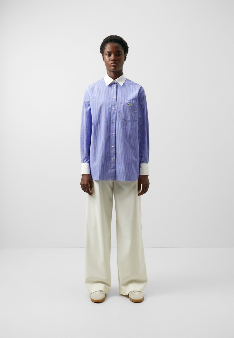 Lacoste CF IIY - Hemdbluse - persian/uranus-white/blau - Zalando.de