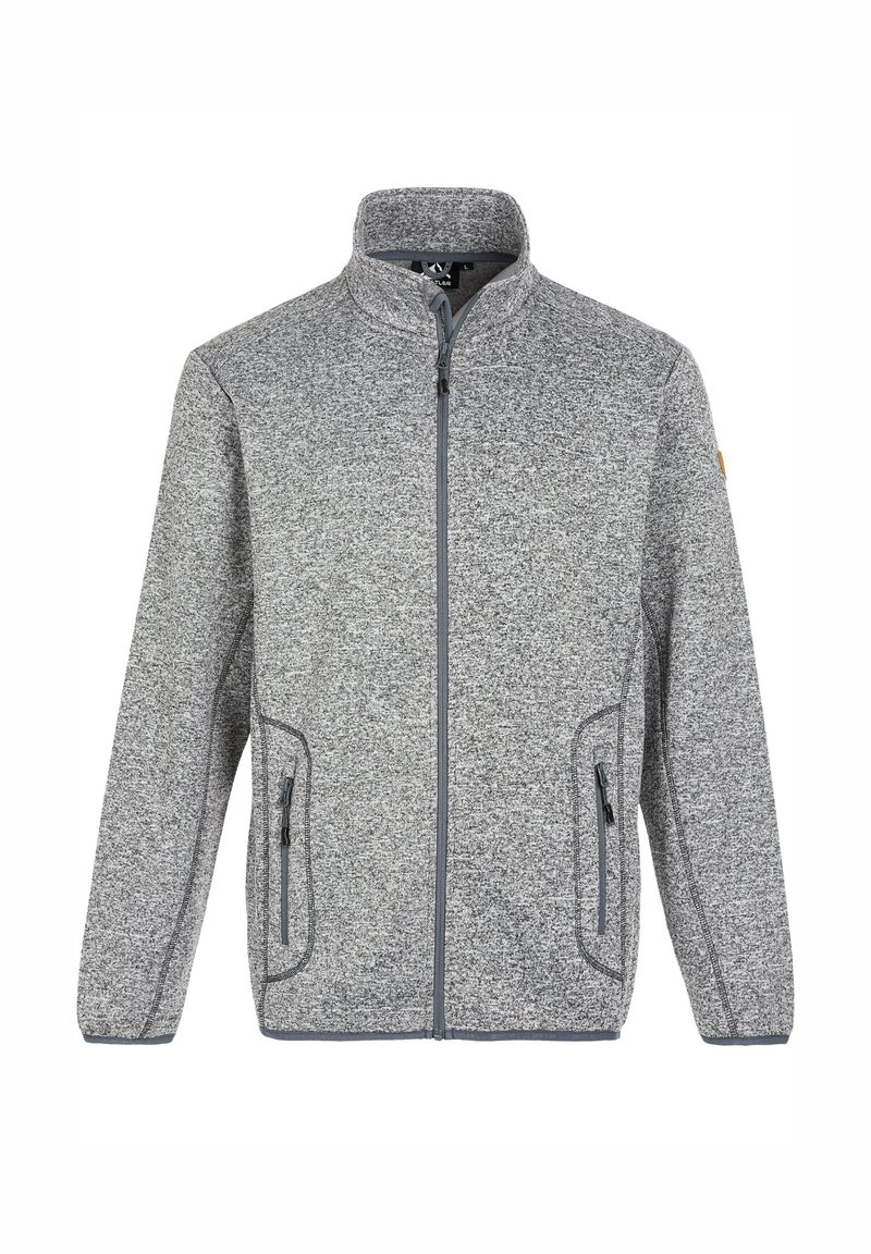Whistler SAMPTON M - Fleecejakke - b light grey melange/grå - Zalando.dk