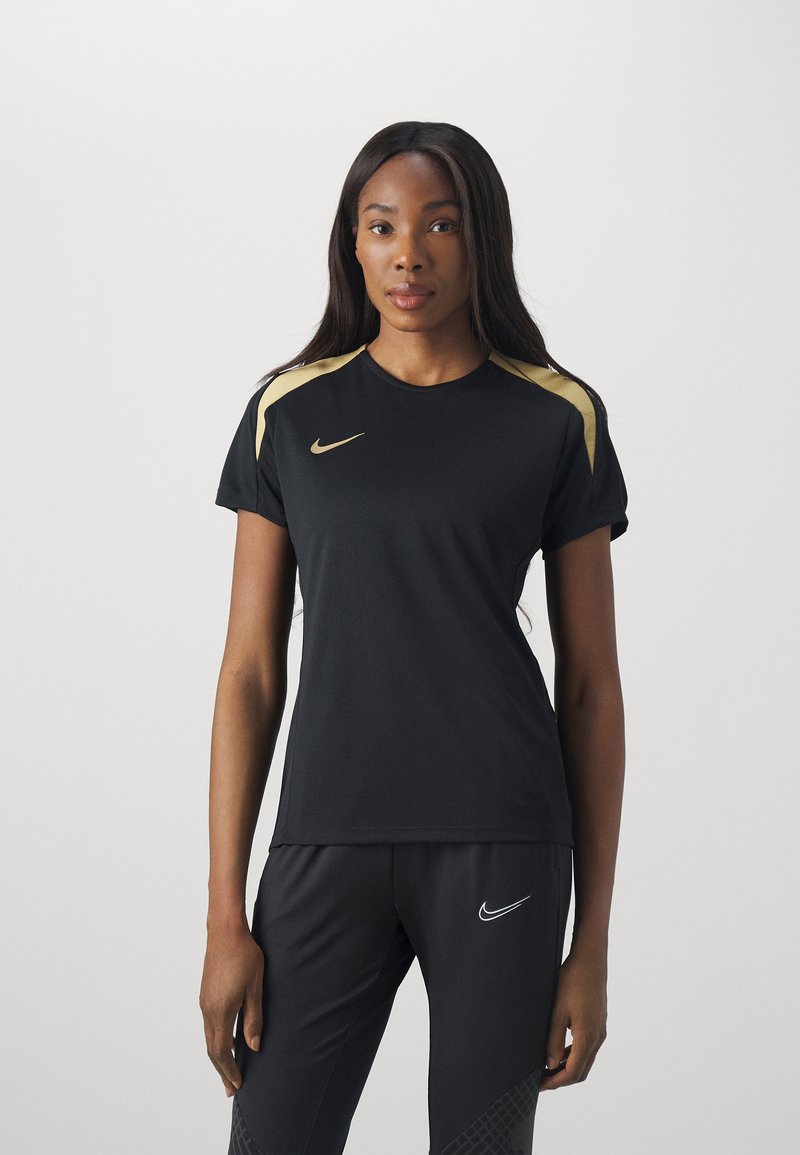 Nike Performance STRIKE TOP - Bluză sport - black/ gold/negru - Zalando.ro