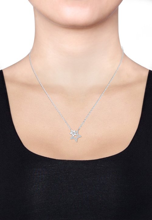 Elli CLASSIC STAR CHAIN - Collier - silber/argenté - ZALANDO.FR