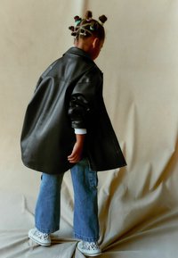 Next OVERSIZED SHACKET STANDARD. - Kunstlederjacke - black pu/schwarz ...