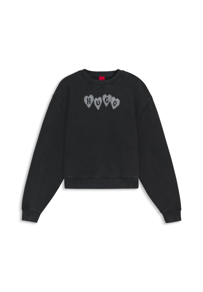 HUGO DEROXINA - Sweatshirt - black - Zalando.co.uk