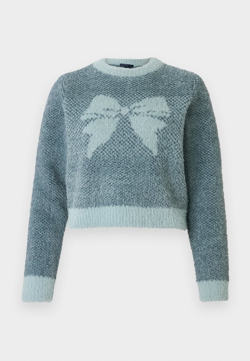 Guess BOW - Jumper - moonlit night/light grey - Zalando.co.uk