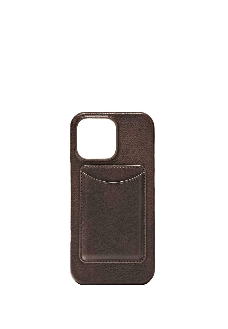 Massimo Dutti IPHONE PRO MAX - Phone case - dark brown - Zalando.co.uk