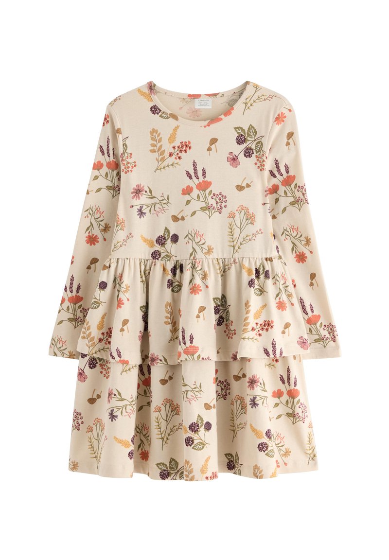 Lindex PEPLUM - Robe en jersey - light beige/beige - ZALANDO.FR