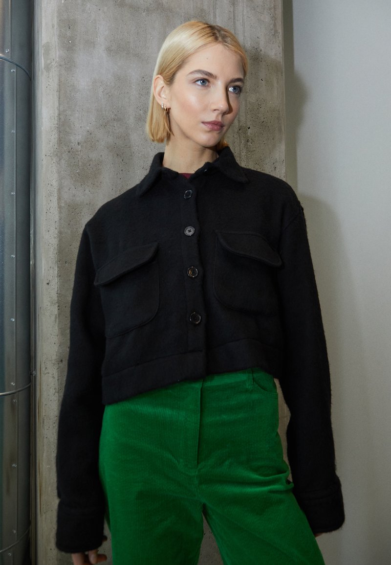 Pegador MILL CROPPED - Light jacket - black - Zalando.ie