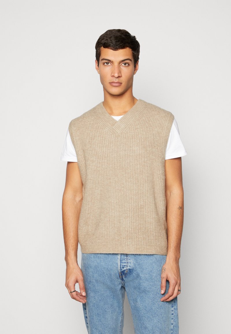 Minimum Bloon Strickpullover Greige Sand Zalando De