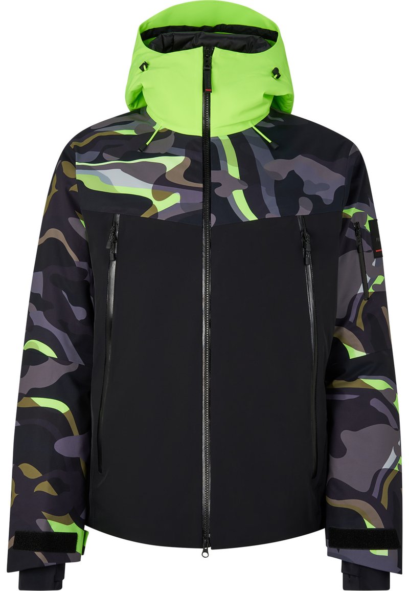 Bogner Fire + Ice Winter jacket - schwarz grau neongrün/black - Zalando.ie