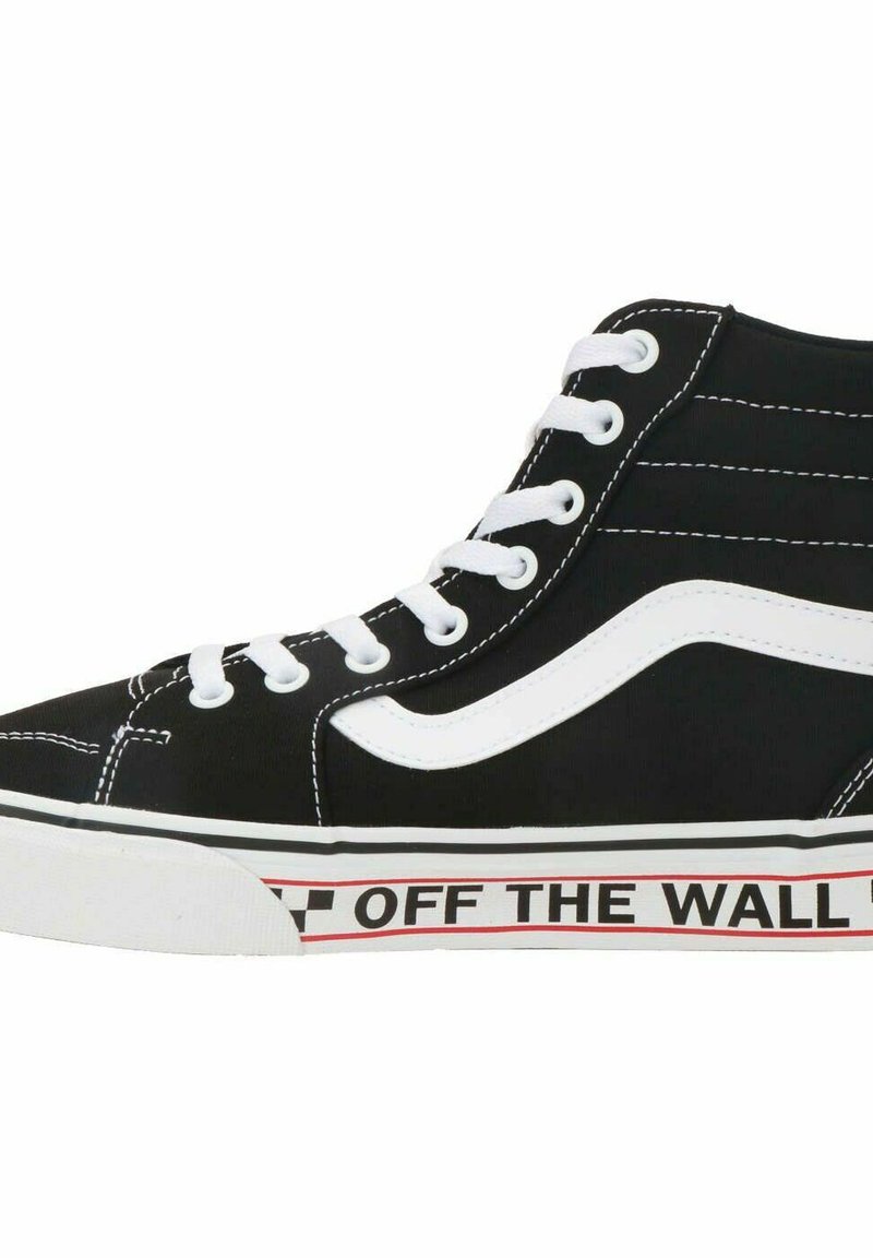 Vans Zapatillas altas - otw sidewall black white/negro - Zalando.es