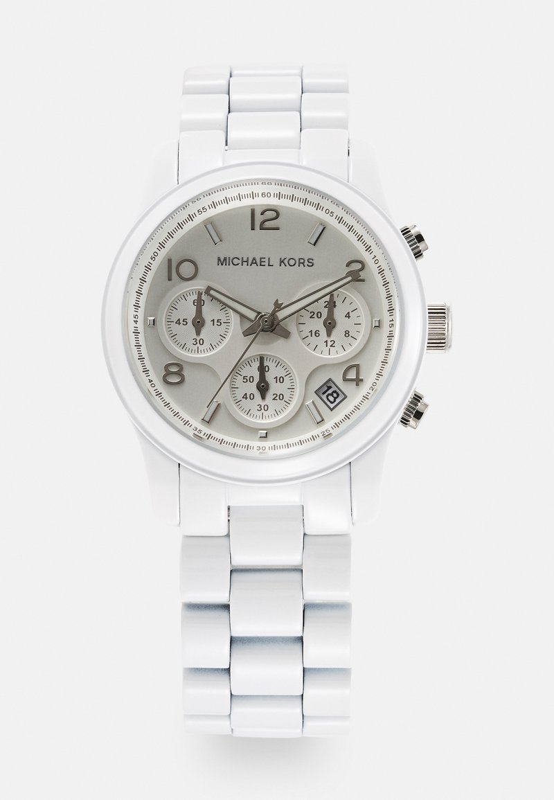 Michael Kors RUNWAY - Chronograph watch - white - Zalando.ie