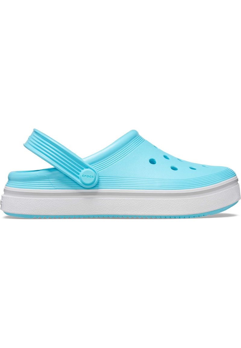 Crocs OFF COURT - Pool shoes - neptune/neon blue - Zalando