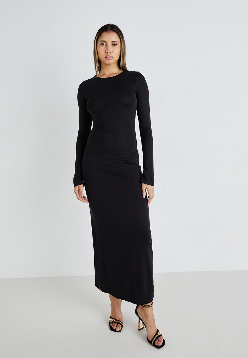 Gina Tricot SOFT TOUCH DRESS - Maxikleid - black/schwarz - Zalando.at