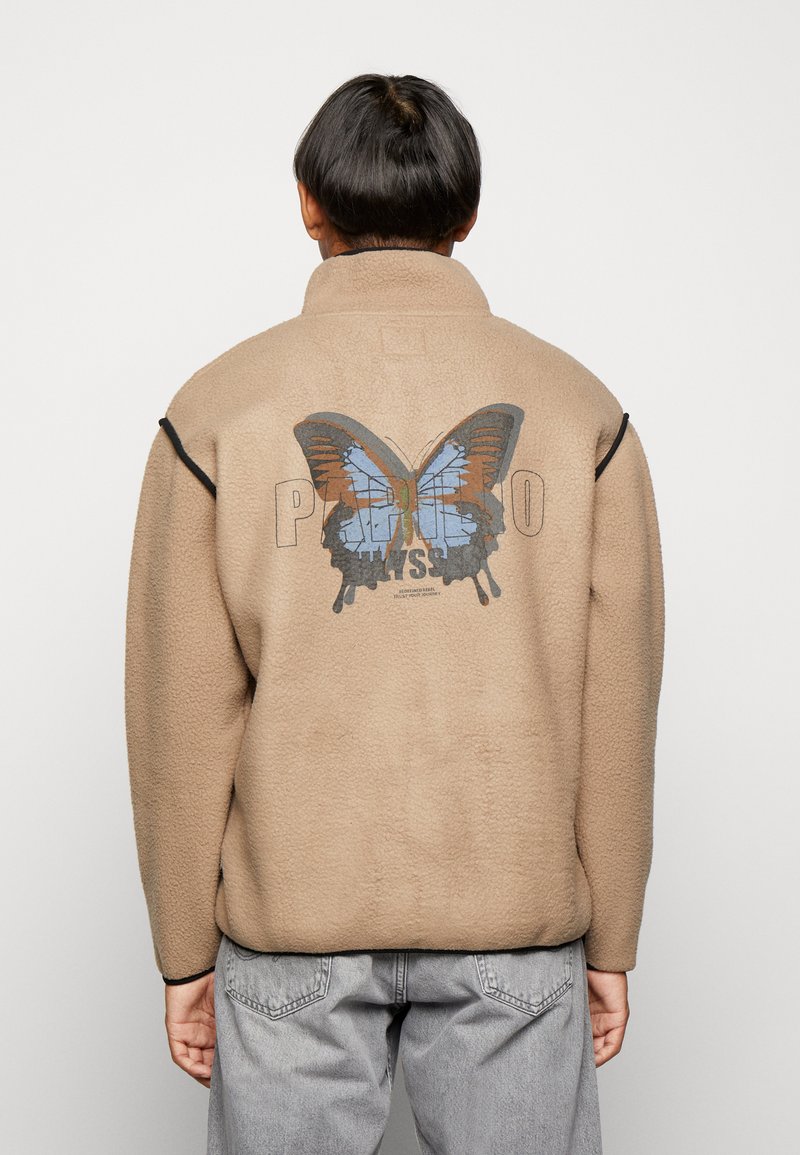Redefined Rebel GREGORY UNISEX - Fleece jacket - walnut/light brown ...