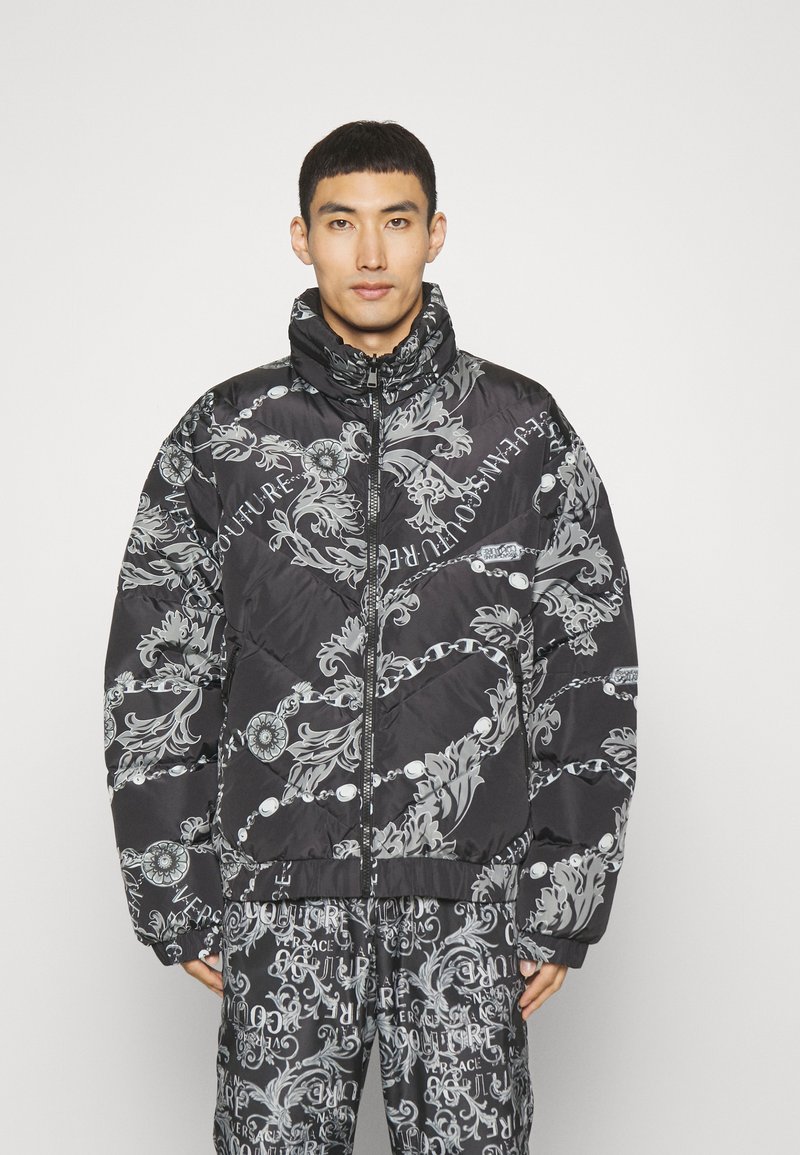 Versace Jeans Couture REVERSIBLE CHAIN - Téli dzseki - black/fekete ...