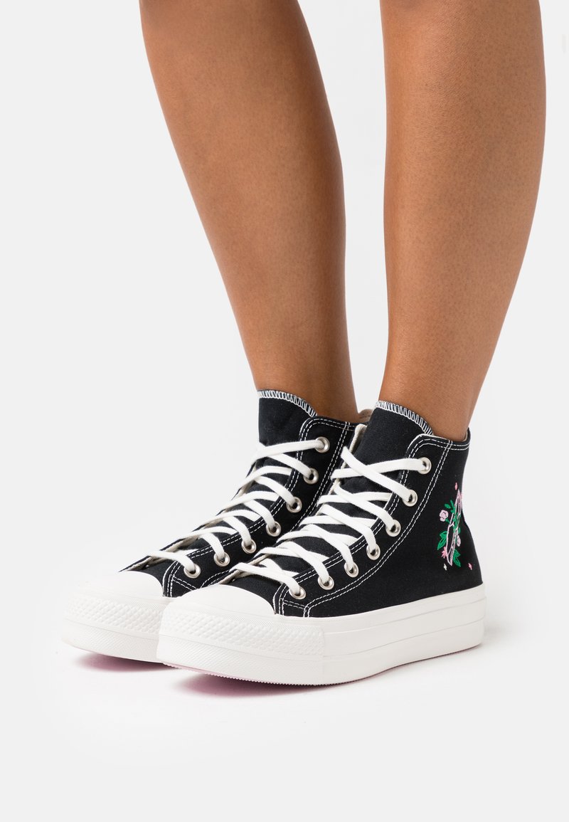 Converse CHUCK ALL STAR - Sneakersy wysokie/czarny - Zalando.pl