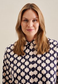 Seidensticker SCHWARZE ROSE - Hemdbluse - dark blue/blau - Zalando.ch