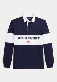 Polo Sport Ralph Lauren CLASSIC FIT POLO SPORT RUGBY SHIRT UNISEX - Polo - cruise navy/white ...