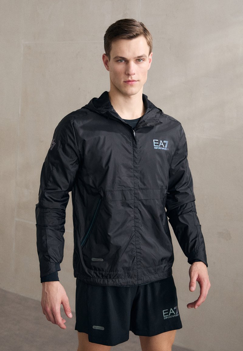 EA7 Emporio Armani VENTUS JACKET - Veste de survêtement - black/noir - ZALANDO.FR