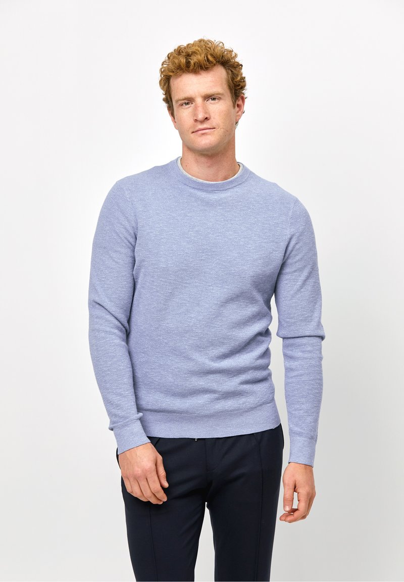 PROFUOMO CREW NECK - Pullover - light blue/bleu - ZALANDO.FR