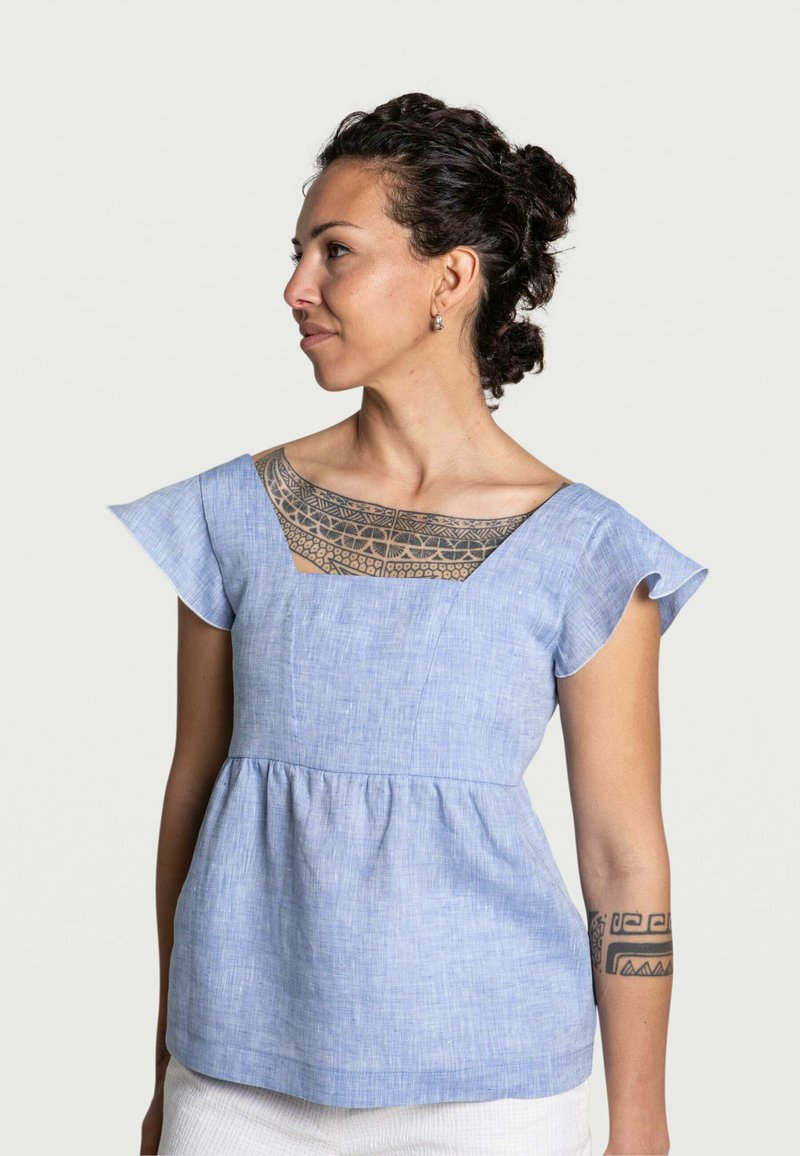 MIAKI VOLANT - Top - blue/blau - Zalando.ch
