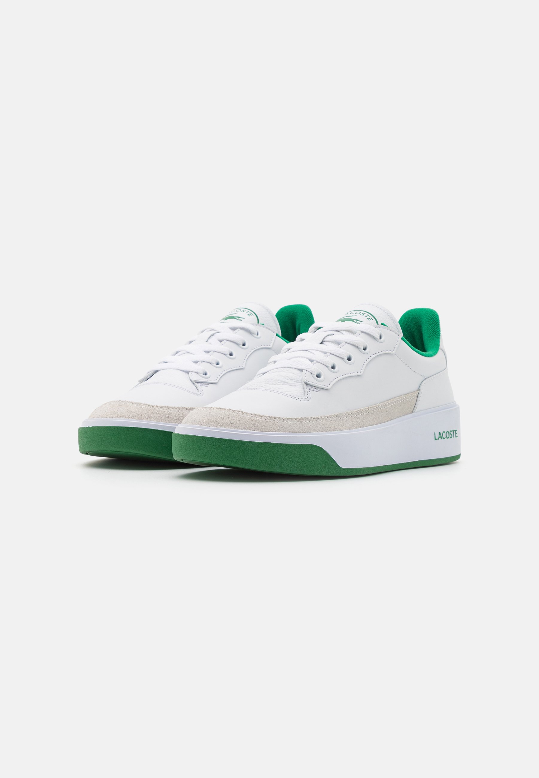 Lacoste white green store