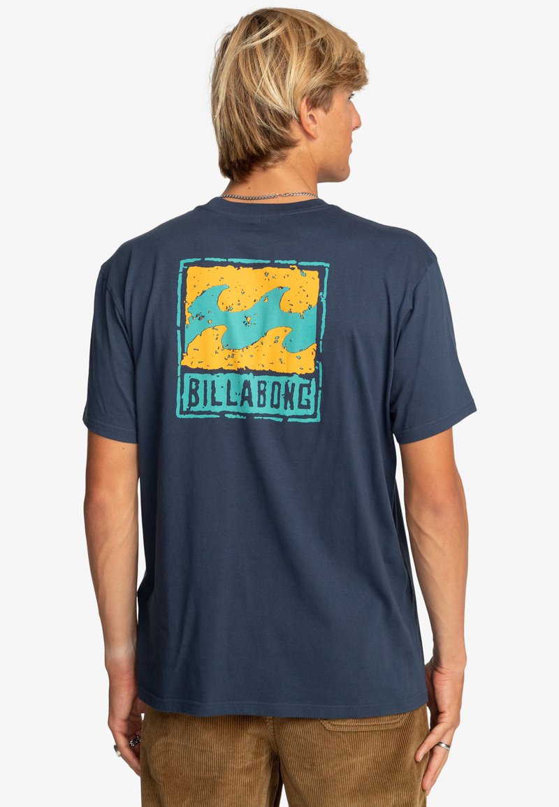 Billabong STAMP - Print T-shirt - blue - Zalando.co.uk