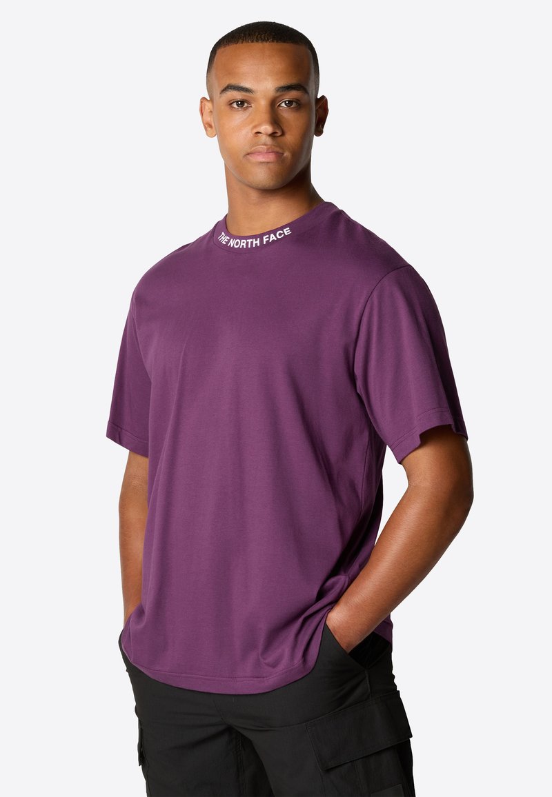 The North Face ZUMU - T-Shirt print - black currant purple/lila ...