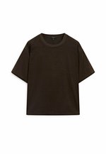 Massimo Dutti T-shirt basic - brown/bruin - Zalando.nl